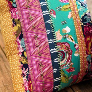 Pink Triangles Fabric, Pink Geometric Fabric From the Boho Fusion ...