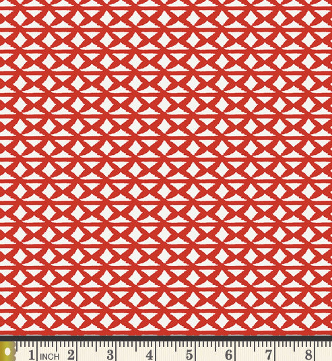 Red and White Fabric, Bitonal Pattern From the Trinkets Fusion ...