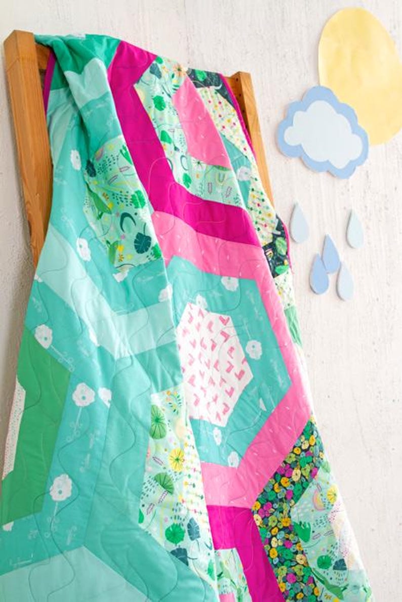 Puddle Stomp From Rain or Shine Collection, Art Gallery Fabrics ...