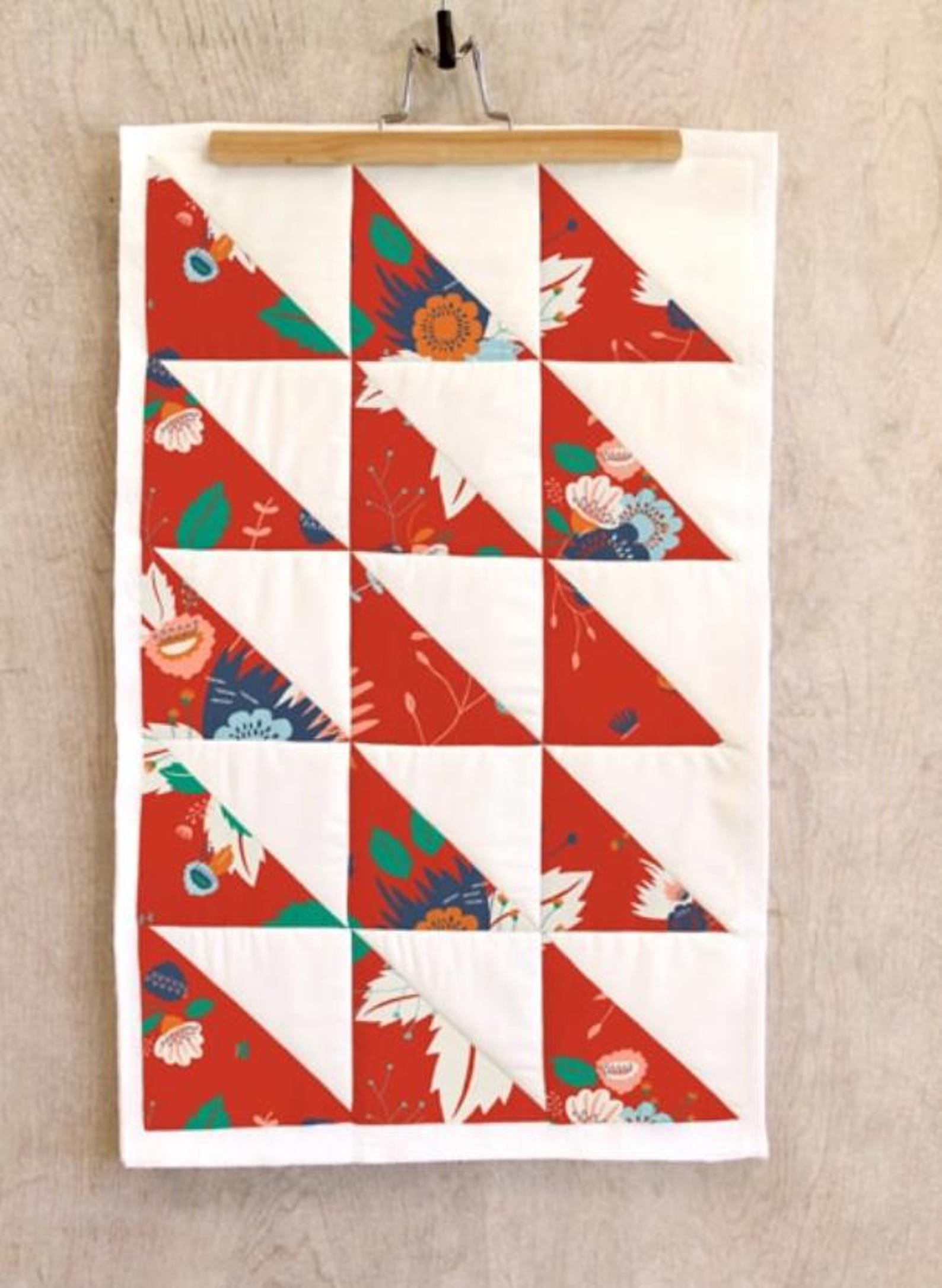 Flowers Over Red Fabric by Jessica Swift for the Tallin Collection, Art ...