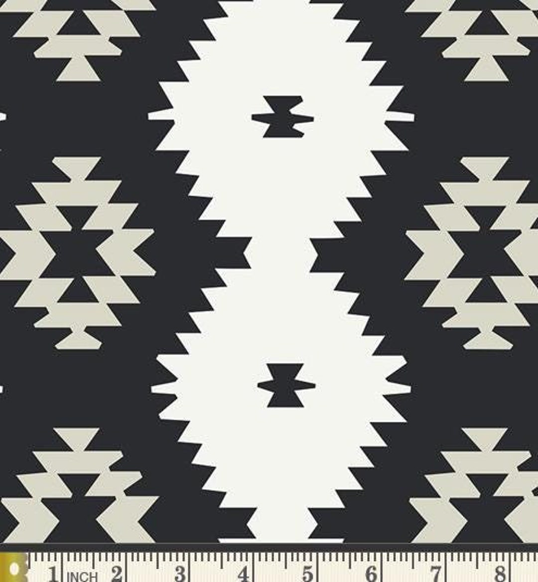 Black White and Grey Fabric Daring Tribal Noir From the Love Story ...
