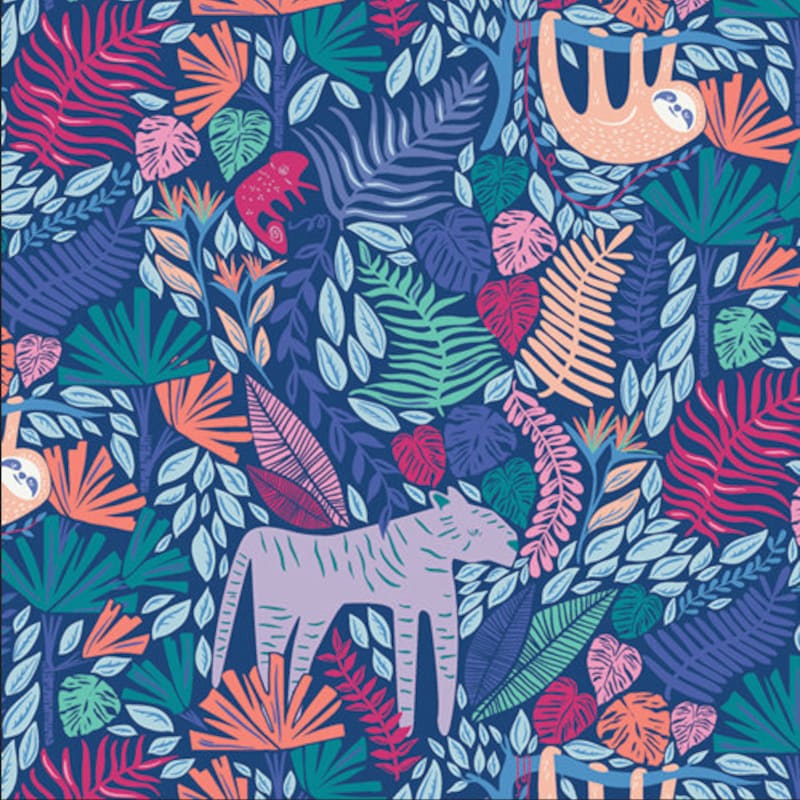 Jungle Fabric - Etsy