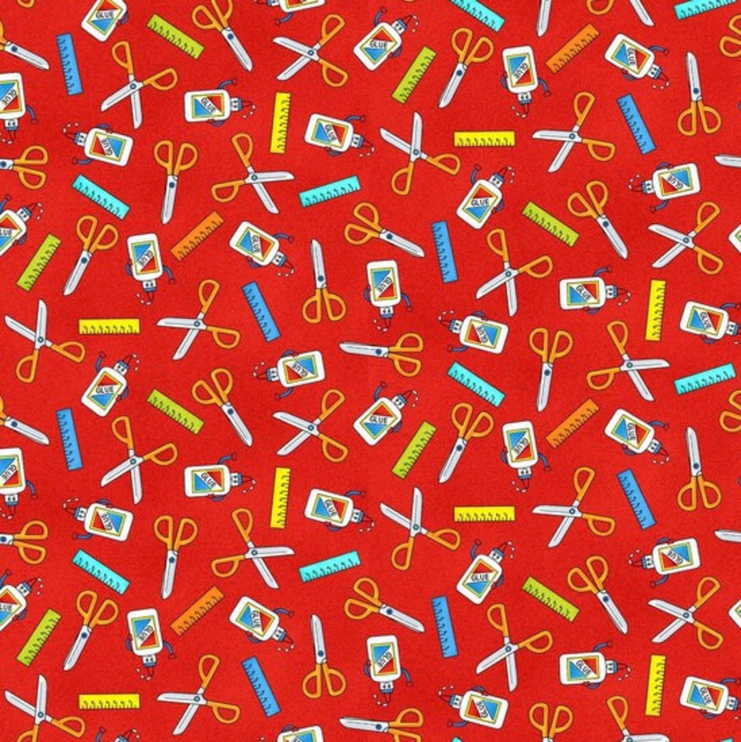School Fabric, Elementary Students Fabric, Kids Fabric, Boys and Girls ...