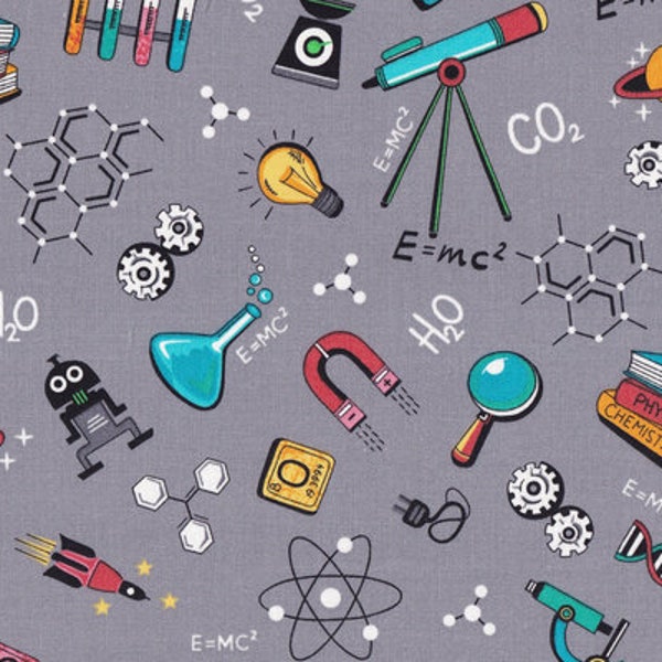 Science Fabric - Etsy