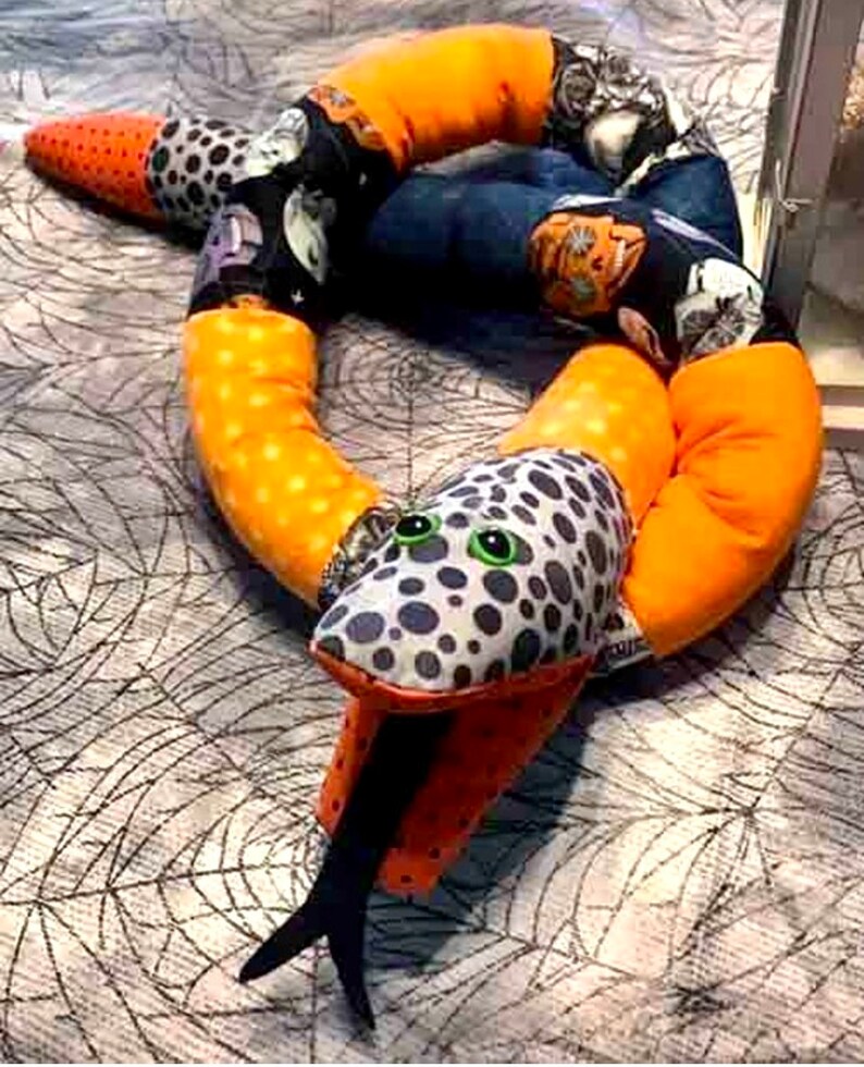 Snake Scrap Toy Pattern DIY Snake Softie PAPER Pattern. - Etsy