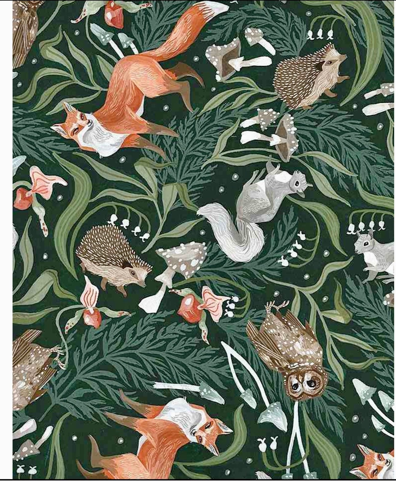 Woodland Critters Fabric