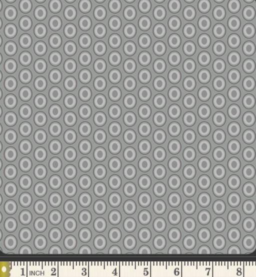 Silver Grey Blender Fabric, Modern Tonal From Oval Elements for All ...