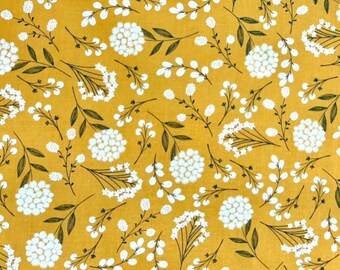 Modern Floral Cotton Fabric - Etsy