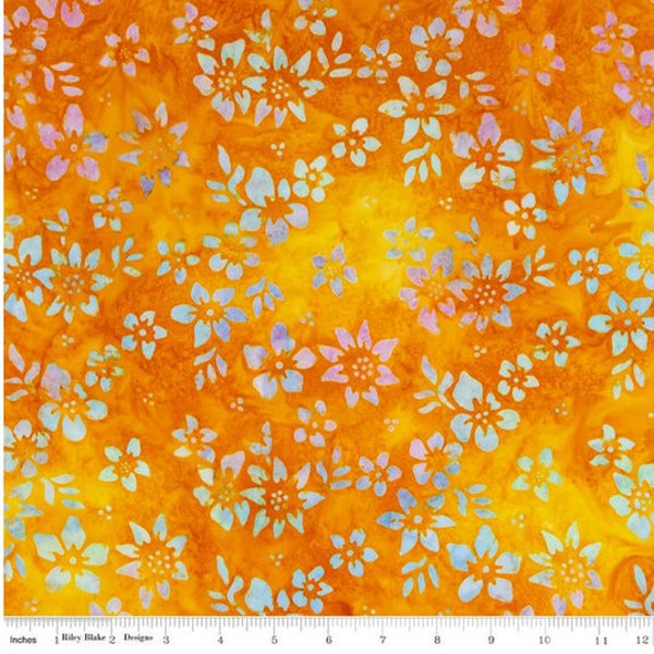 Orange Batik Fabric - Etsy