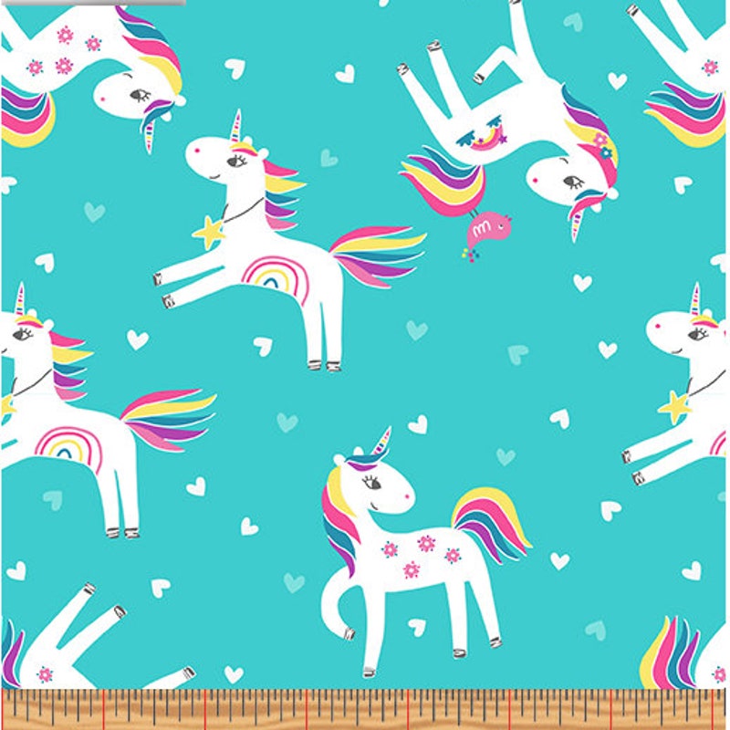 Unicorn Fabric - Etsy