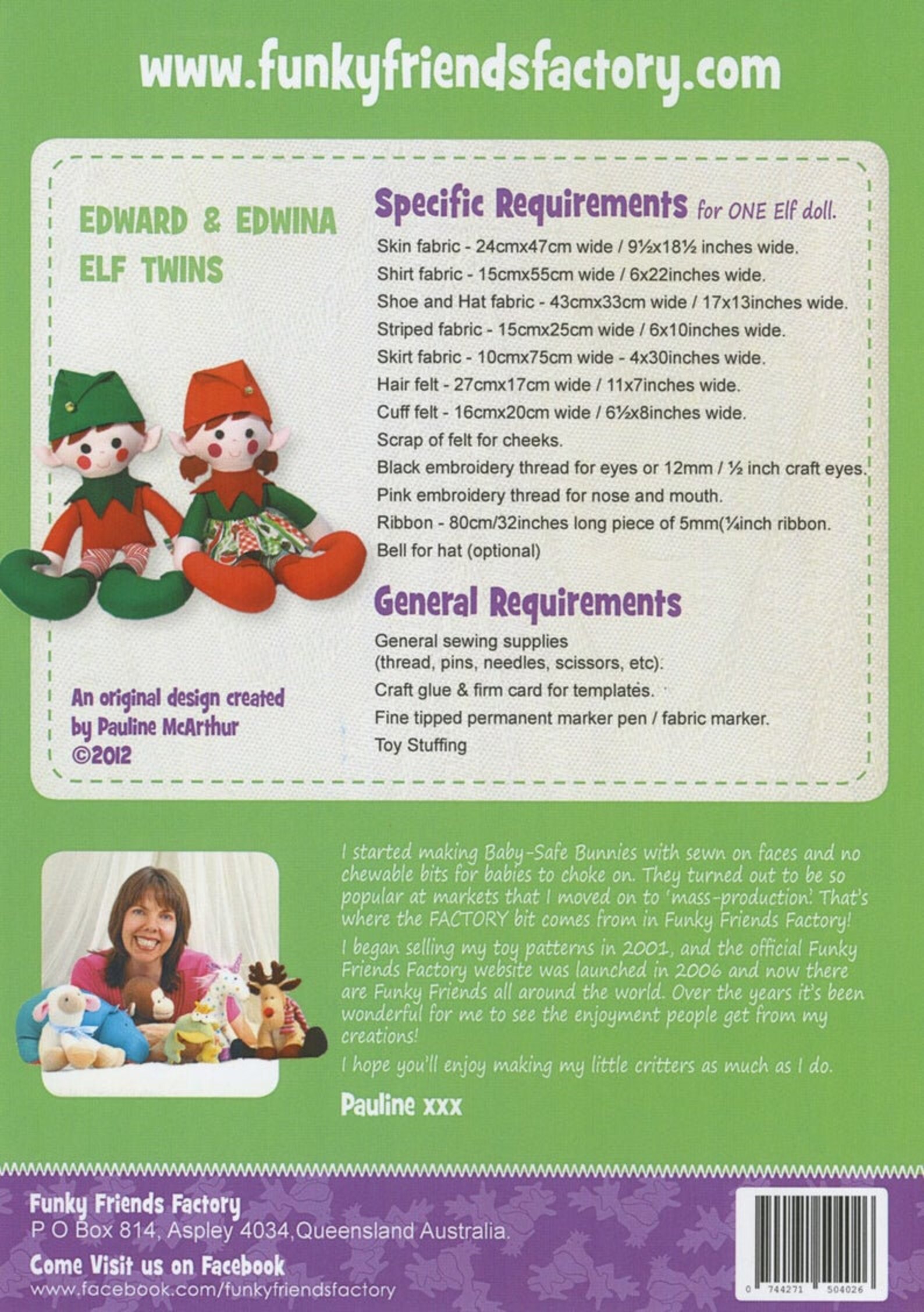 Elf Doll Pattern DIY Elf Doll Softie PAPER Pattern. Ready to - Etsy