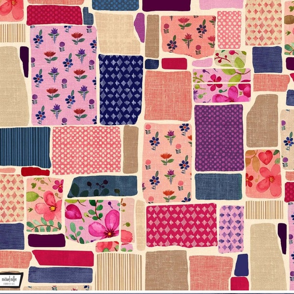 Patchwork Fabric - Etsy