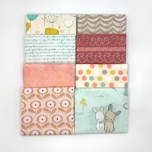 Bundle of 8 Baby Girl Fabrics From the Littlest Collection, CHOOSE YOUR ...