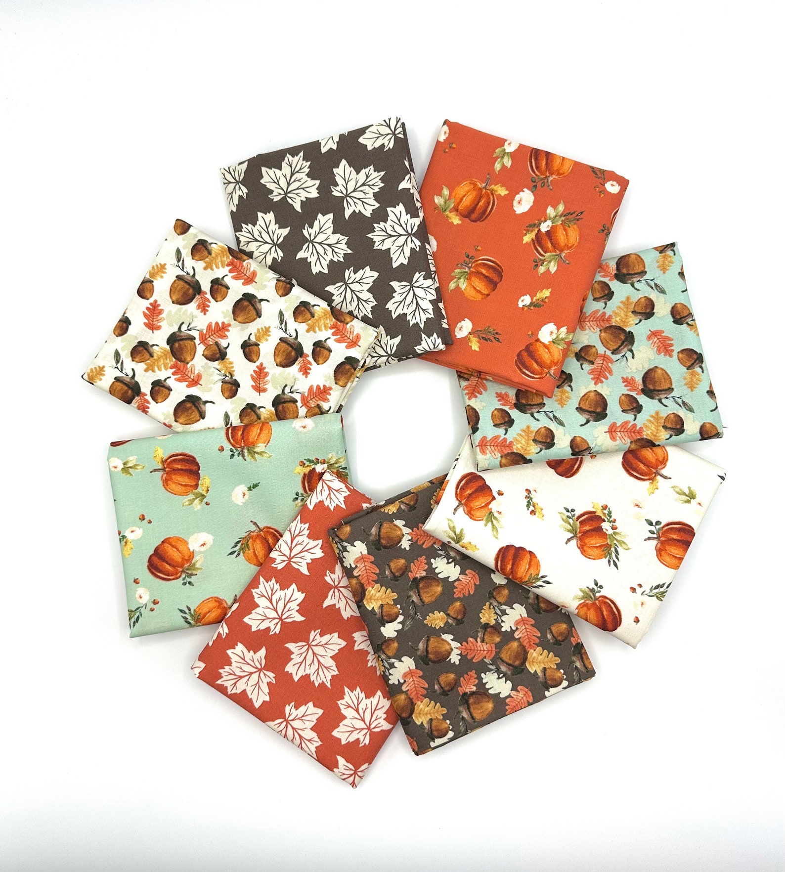 Autumn Bundle of 8 Fabrics, Thanksgiving Fabric, Fall Fabrics, CHOOSE ...