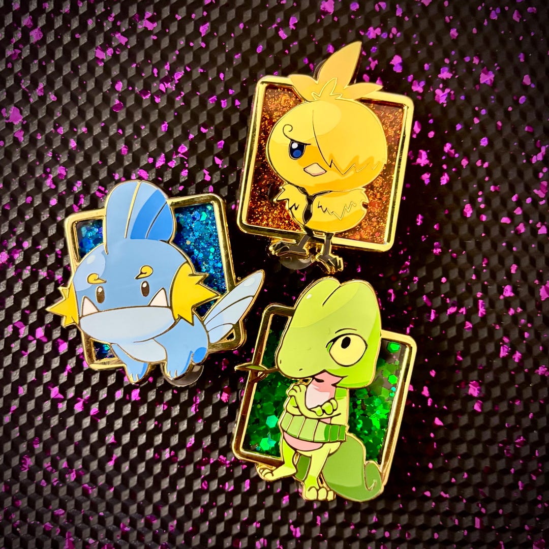 Poke X OP Quicksand Enamel Pin - Etsy