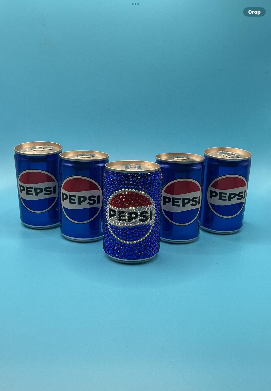 Bedazzled Rhinestoned Mini Pepsi Can - Etsy