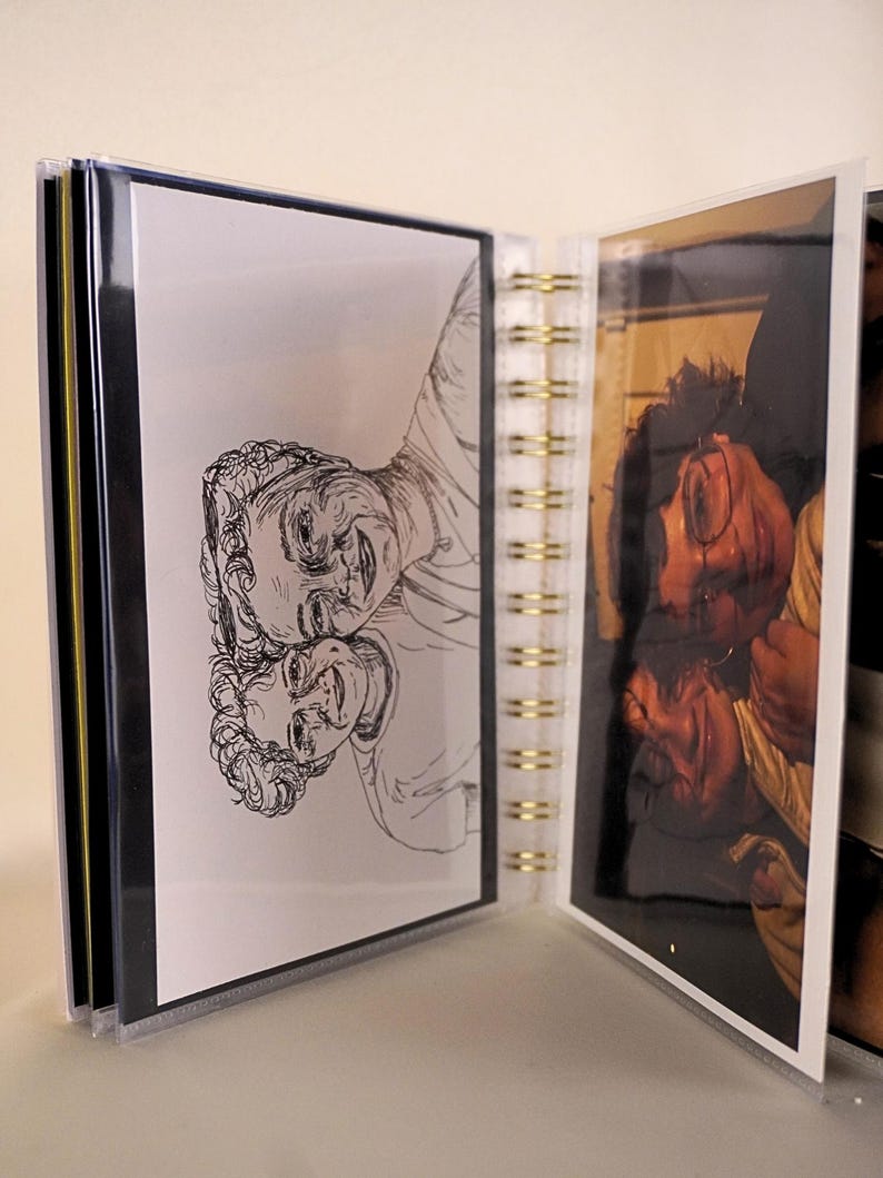 Album photo personnalisé, semi-dessiné (photos et dessins inclus ...