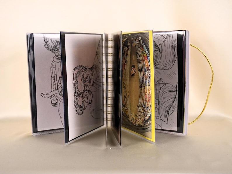 Album photo personnalisé, semi-dessiné (photos et dessins inclus ...