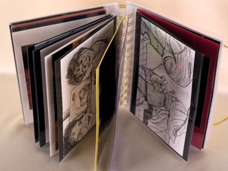 Album photo personnalisé, semi-dessiné (photos et dessins incorporés ...