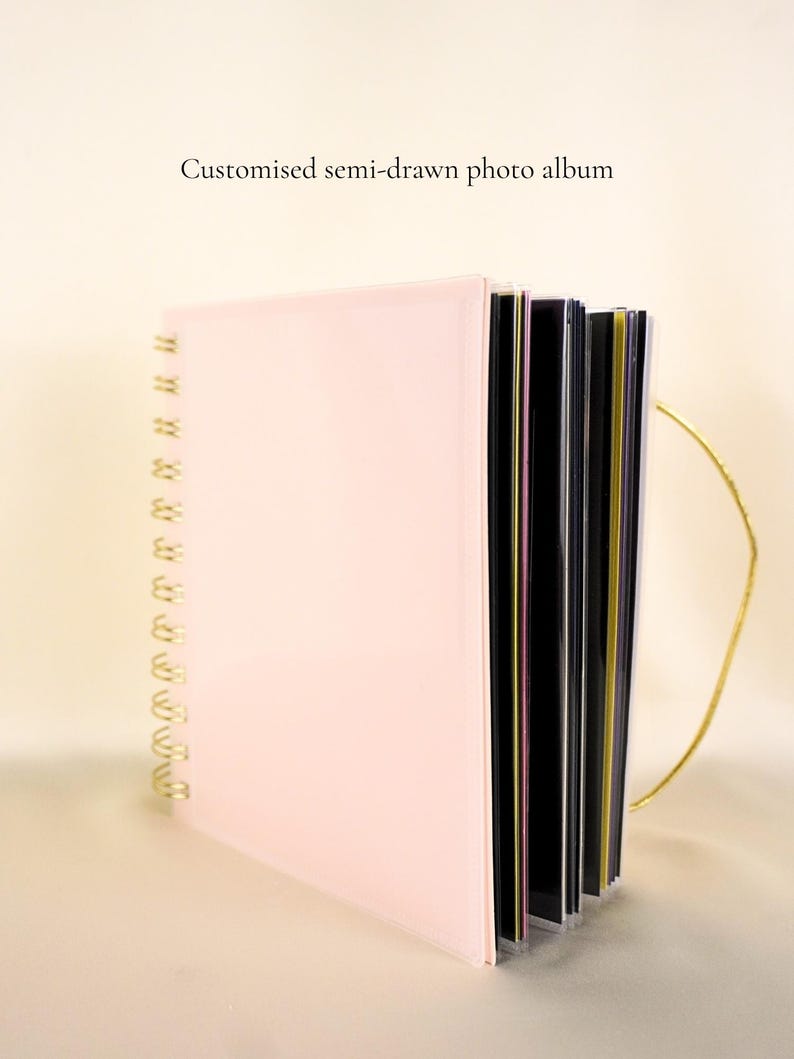 Album photo personnalisé, semi-dessiné (photos et dessins incorporés ...