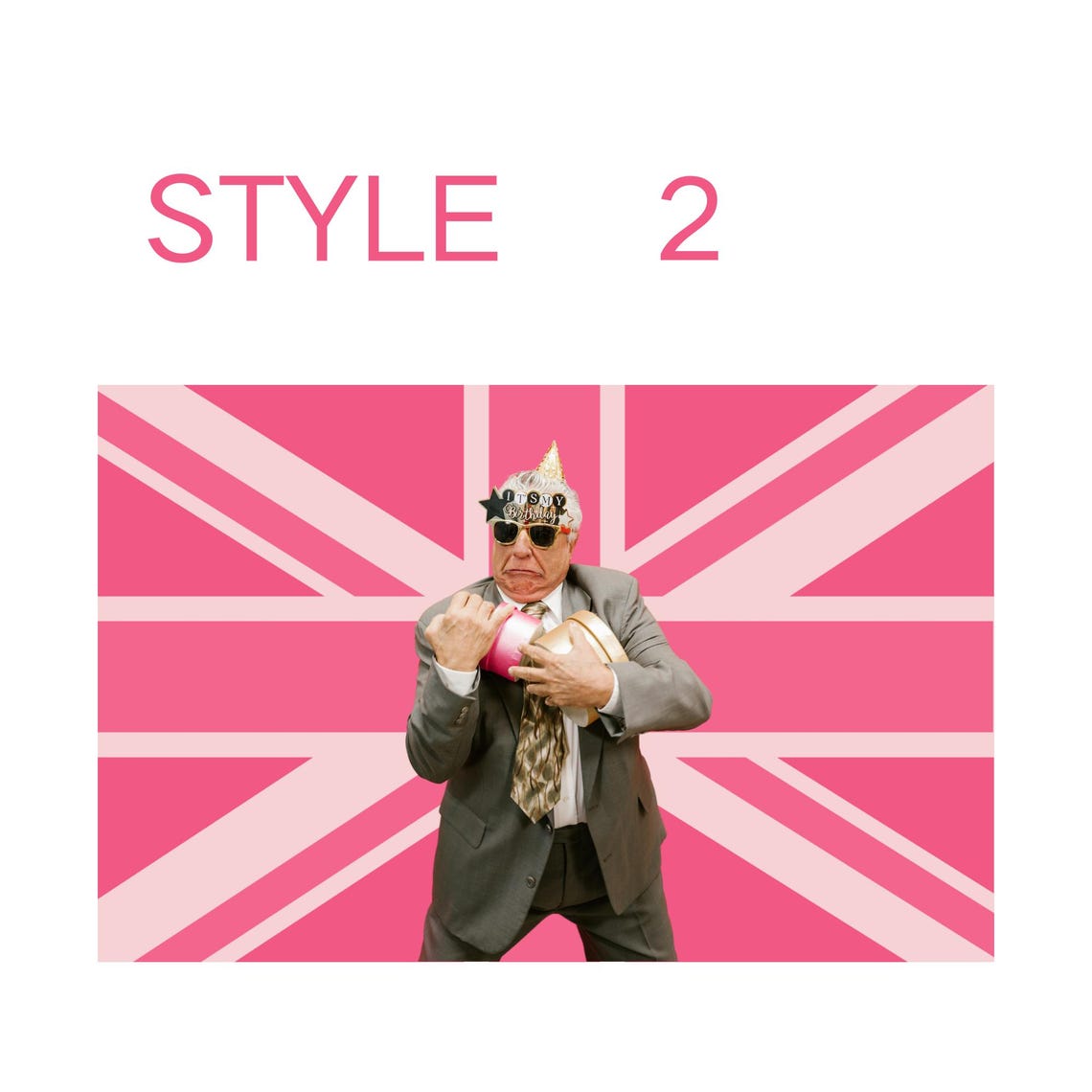 Custom Pink Union Jack Tapestry: Personalized UK Flag Photo Banner - Etsy