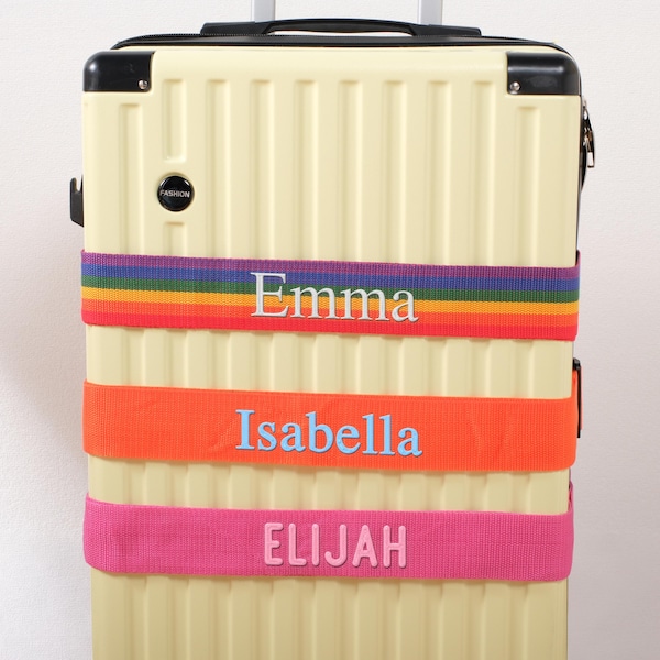 Personalised Luggage Strap - Etsy UK