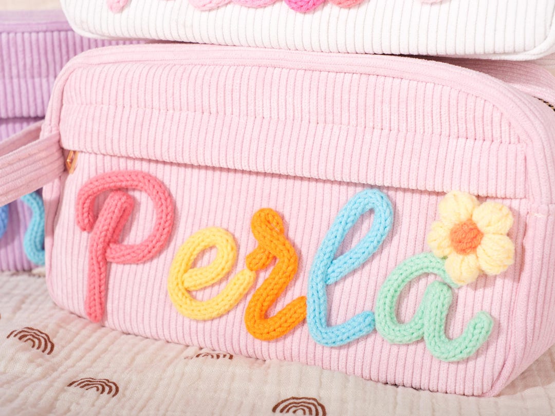 Kindergarten Corduroy Pencil Organizer – Personalized Name Back to ...