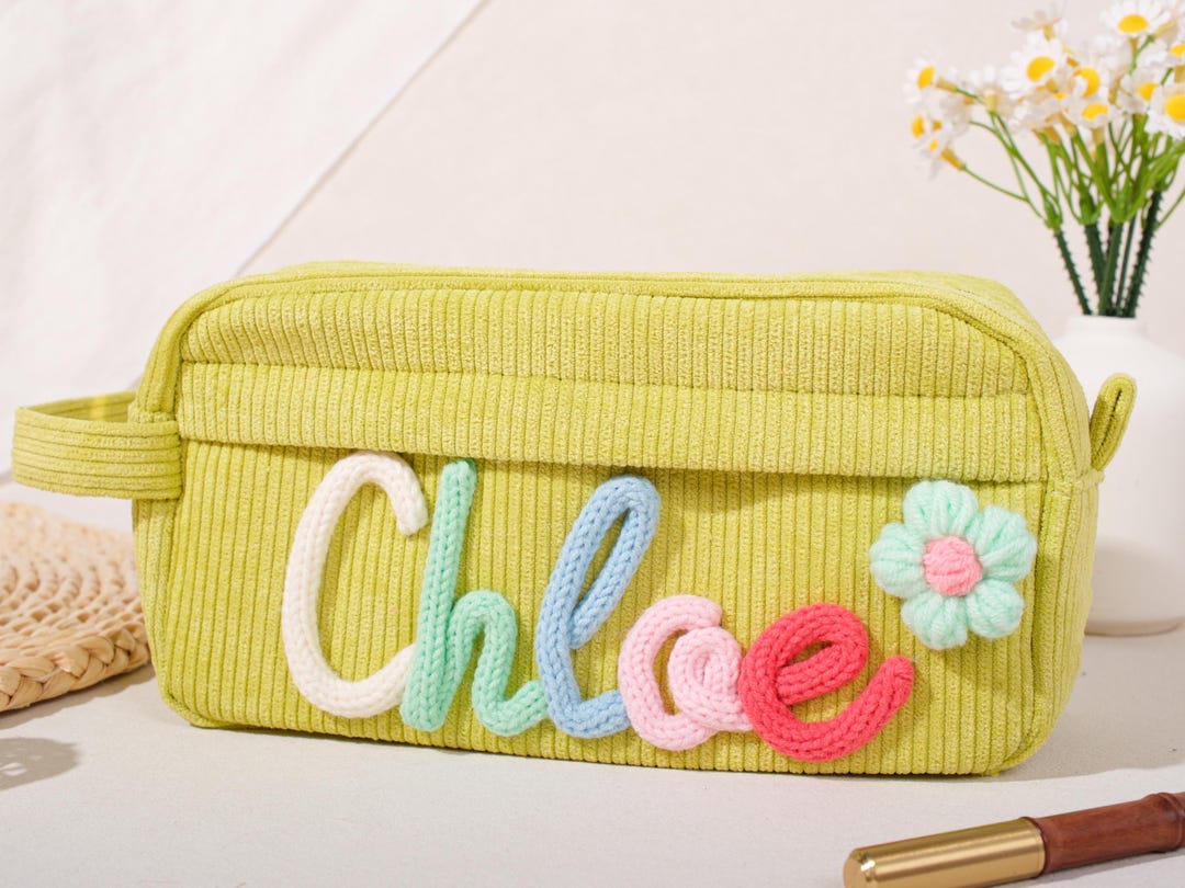 Corduroy Pencil Organizer | Personalized With Name | School Supply for ...