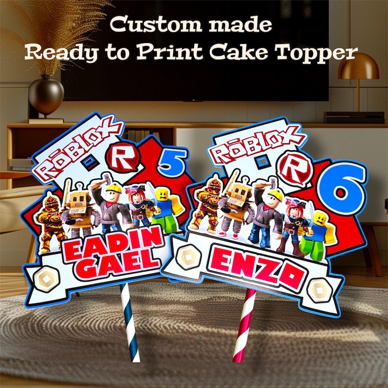 Cake Topper Game Theme | 3D DIY | Silhouette Studio File Only | FREE ...