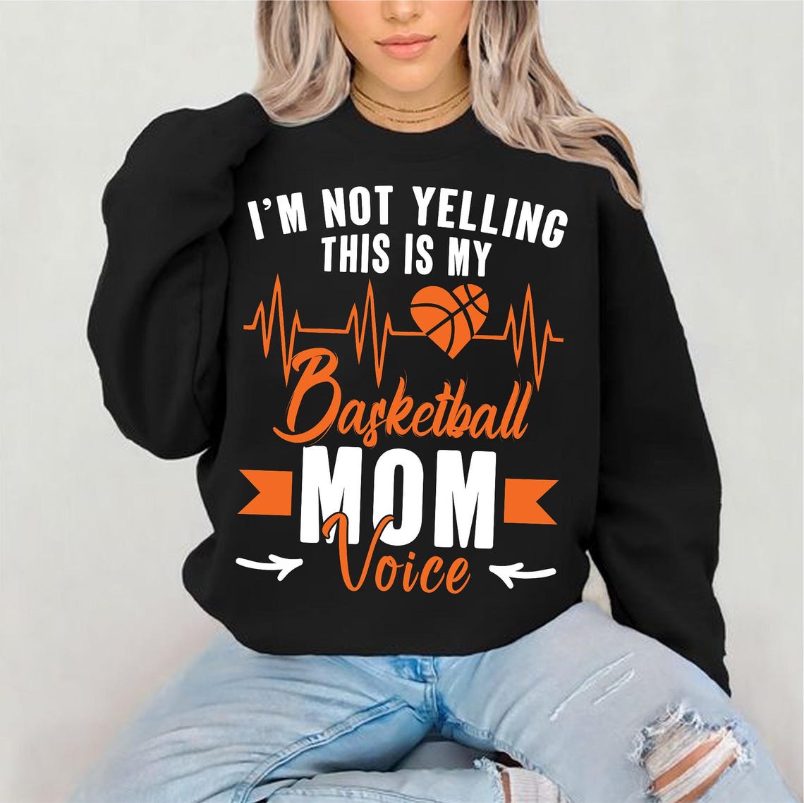 I’m Not Yelling This is My Basketball Mom Voice SVG PNG Funny Sports ...