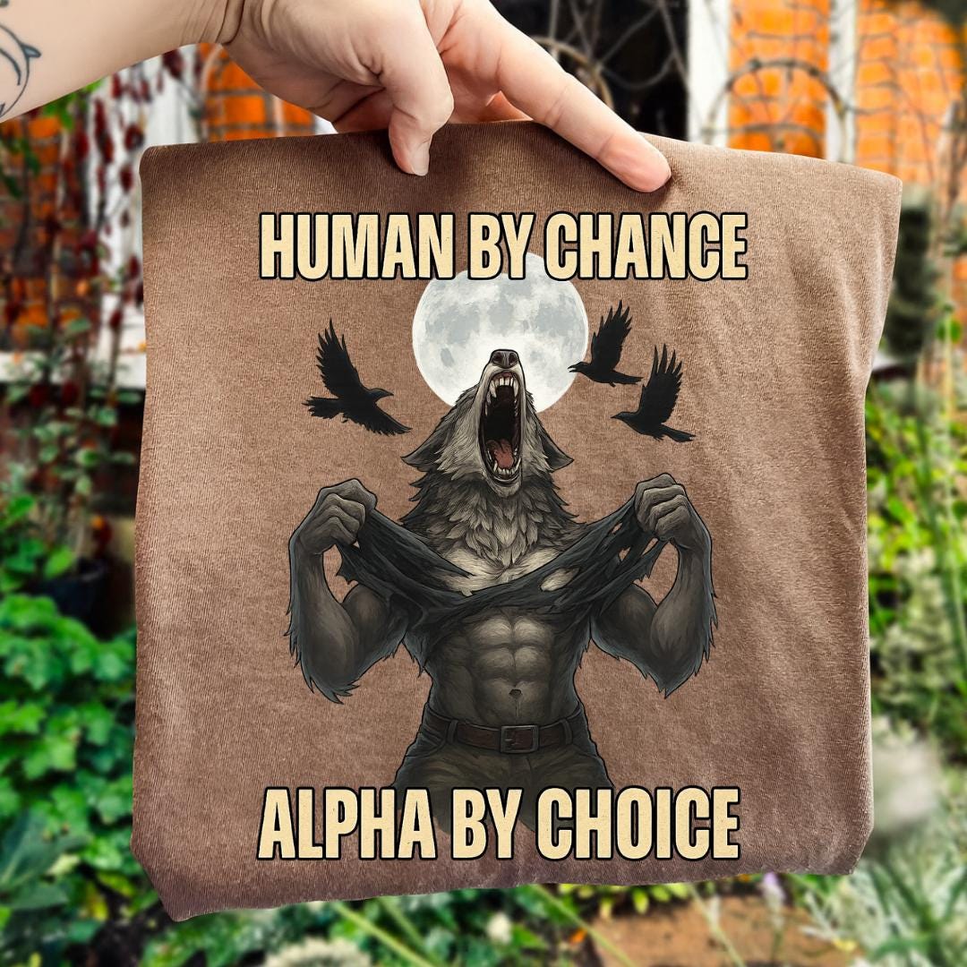 Werewolf PNG | Human by Chance Alpha by Choice | Digital Download ...