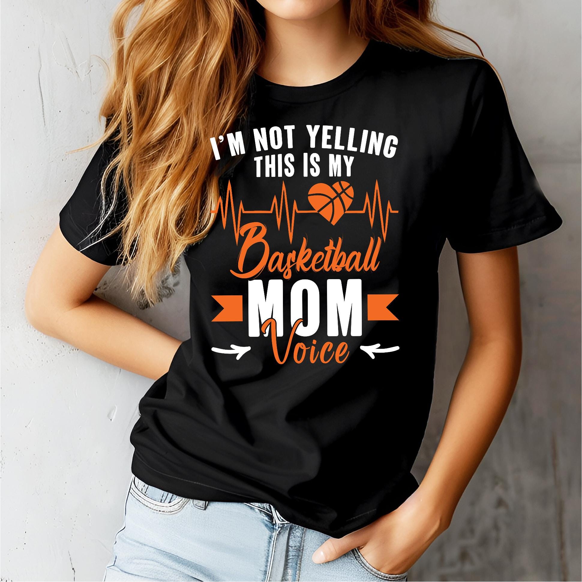 I’m Not Yelling This is My Basketball Mom Voice SVG PNG Funny Sports ...