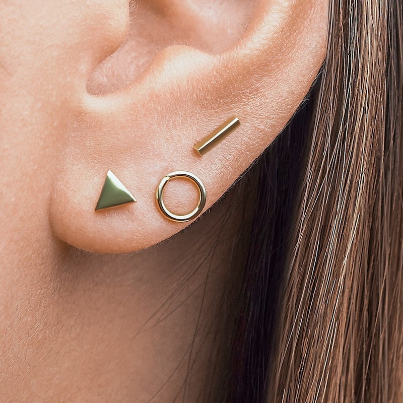 Second Hole Earrings - Etsy