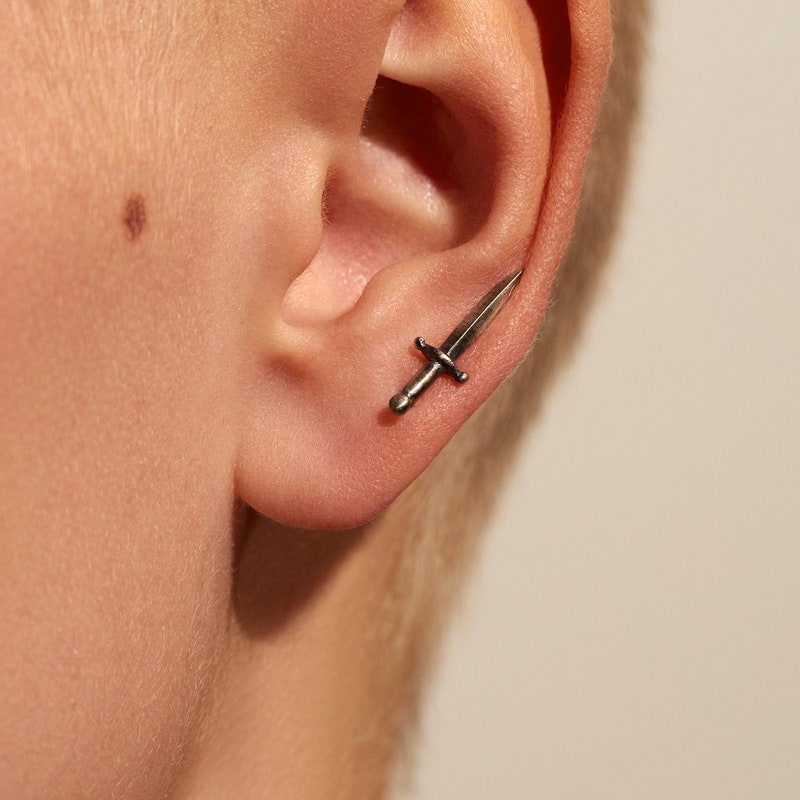 Sword Earrings - Etsy