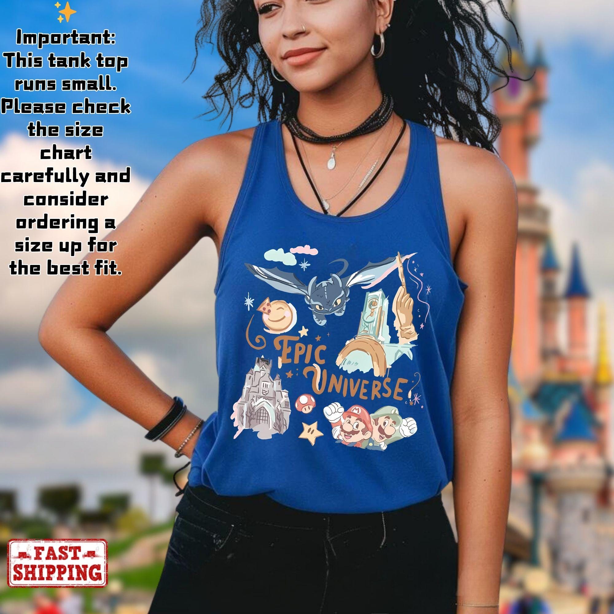 Epic Universe Tank Top, Family Universe Park Trip 2025 Tank Top ...