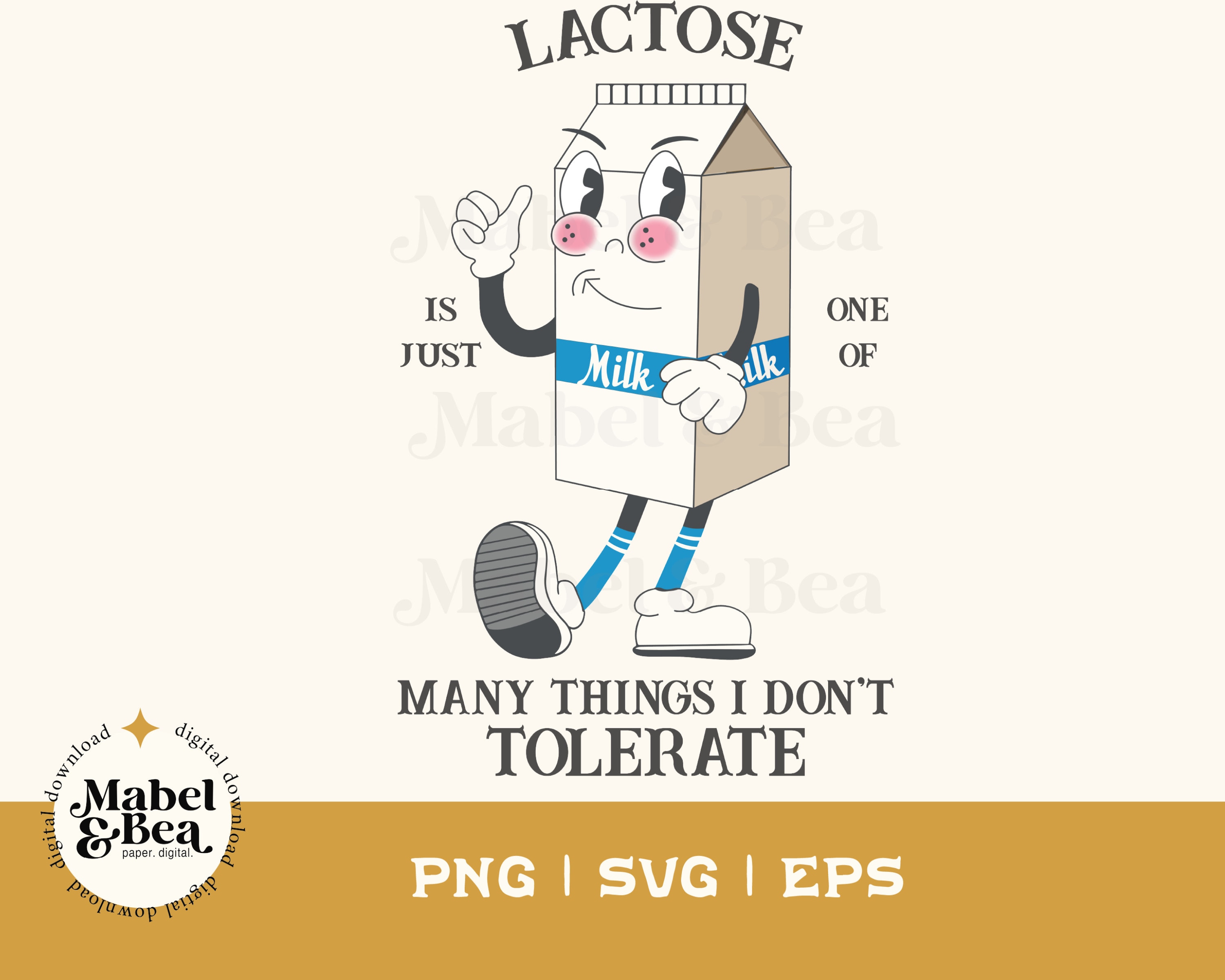 Lactose Intolerance Cartoon