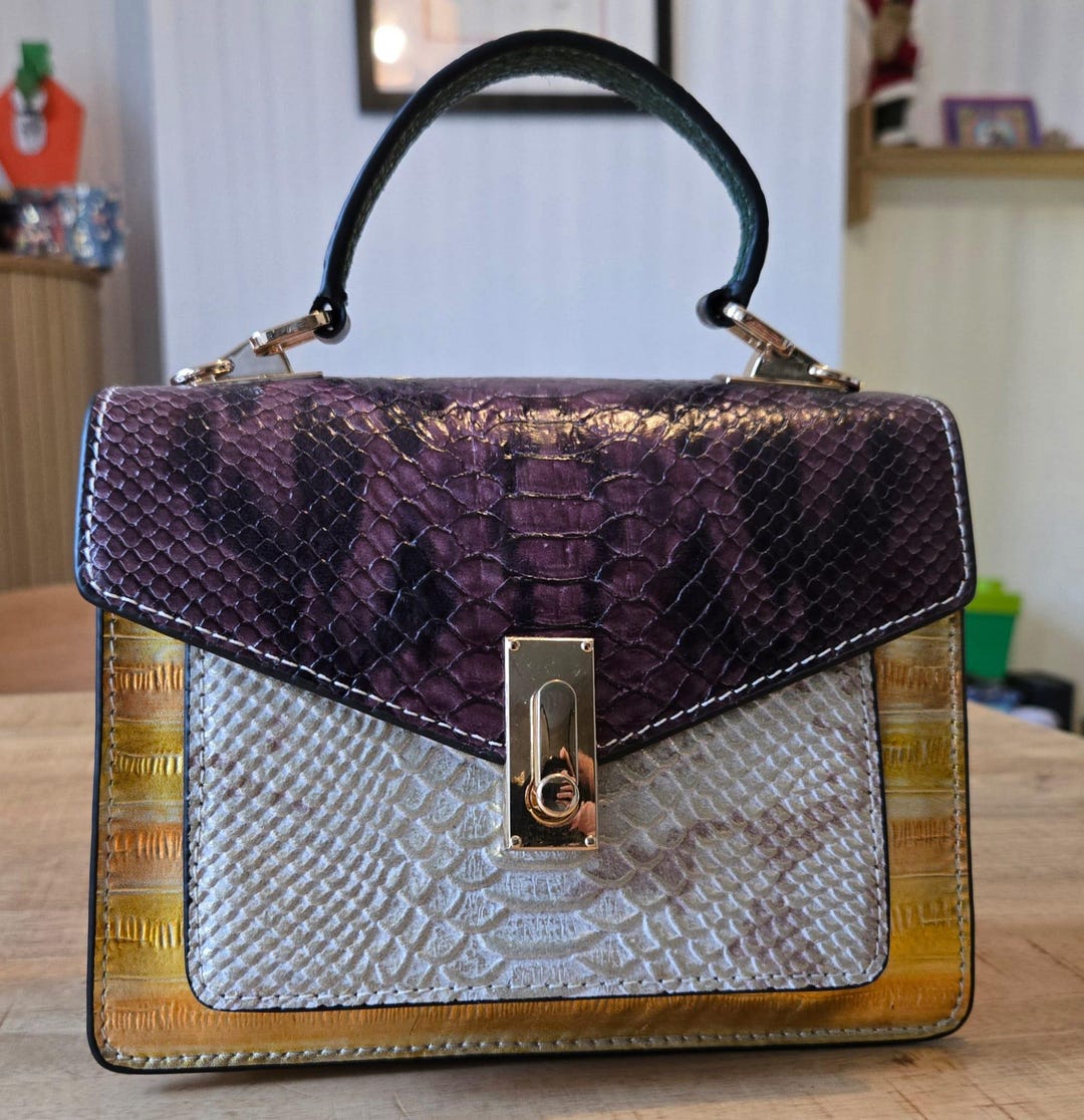 A Unique, Original and Authentic Patchwork Handbag Combining Different ...