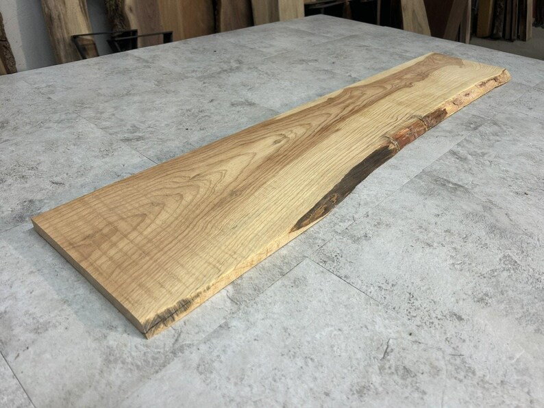 Live Edge Pitch Pine Wood Shelf: Kiln Dried Lumber - Etsy