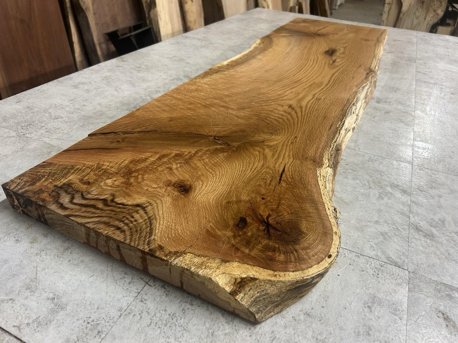 Live Edge Oak Wood Slab/solid Oak/kiln Dried Oak Table Material/rustic ...