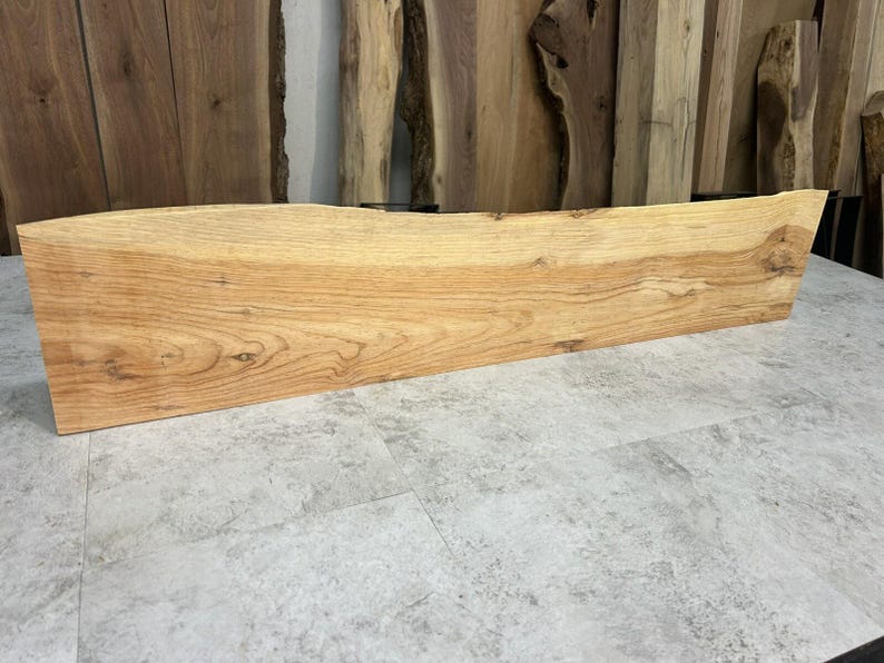 Live Edge Pitch Pine Wood Shelf: Kiln Dried Lumber - Etsy