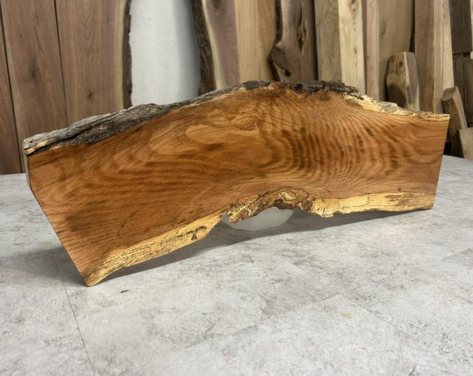 Live Edge Oak Wood Slab / Rustic Oak / Kiln Dried Oak Charcuterie Wood ...