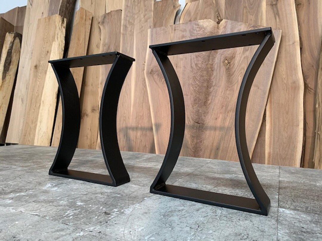 16 Inch Tall Metal Bench Legs/coffee Table Leg Set/metal Bench Base ...