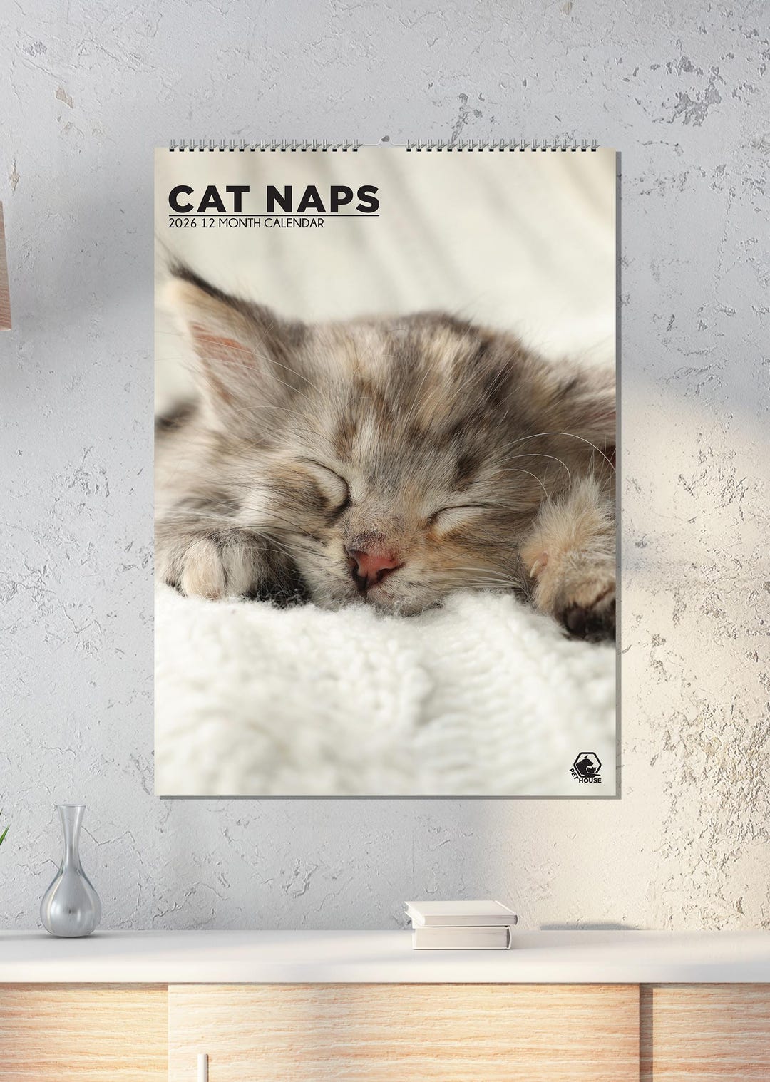 Cat Naps 2026 A3 Calendar - Etsy
