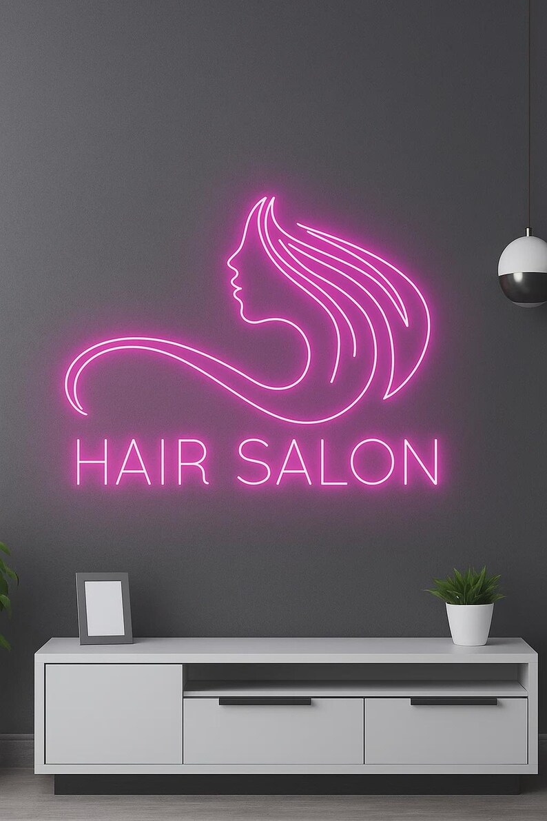 Neon Saloon Sign - LED Saloon Sign - Saloon Neon Sign - Vintage Saloon ...