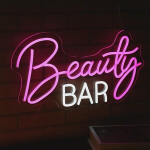 Neon Saloon Sign - LED Saloon Sign - Saloon Neon Sign - Vintage Saloon ...