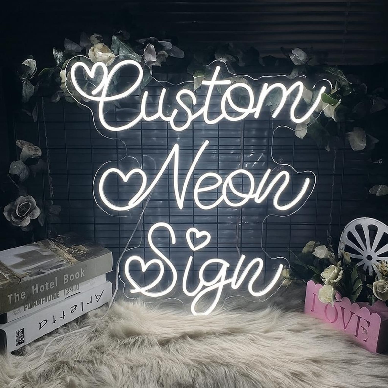 Custom Neon Name Sign - Neon Sign for Bedroom - Personalized LED Neon ...