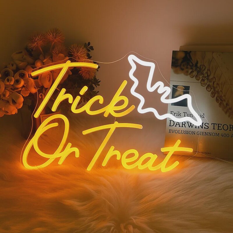 Halloween Lighted Sign - Etsy