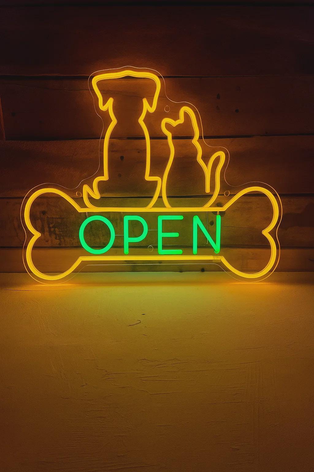 Custom Pet Neon Sign - Pets Neon Sign - Personalized Pet LED Sign - LED ...
