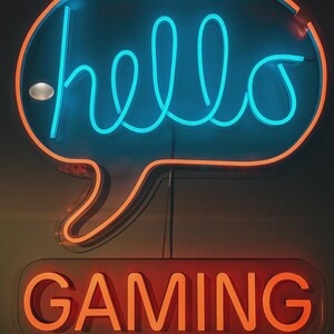 Game Room Neon Light - Custom Neon Sign for Game Room - Gamer Neon ...