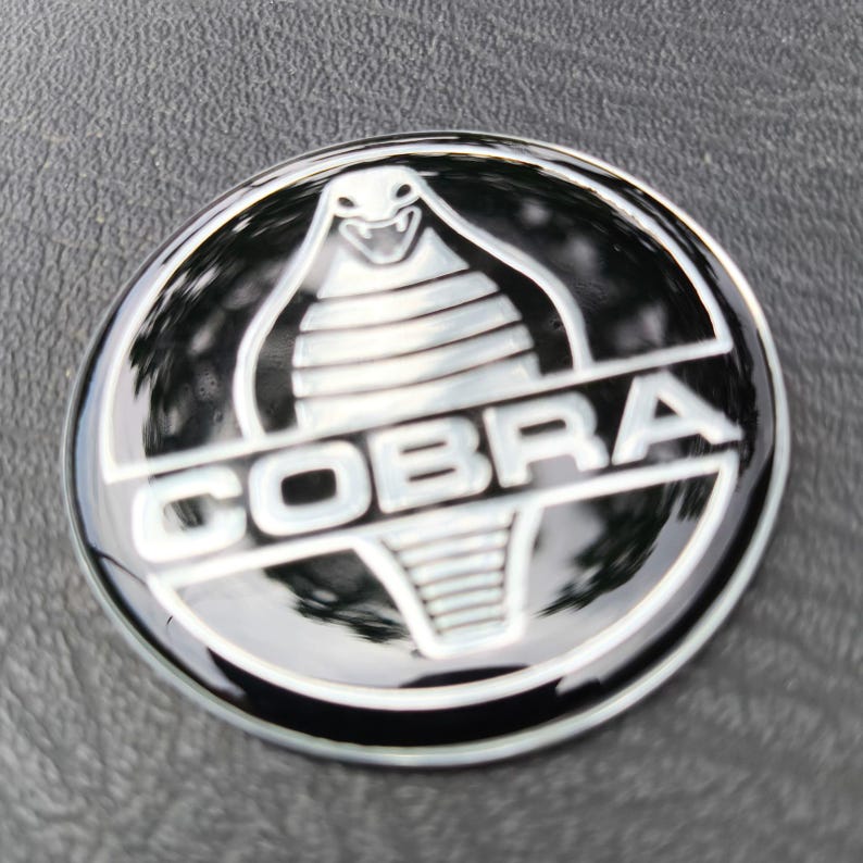 Vintage Shelby Cobra Rear Badge Resin Emblem Placca Plate 5cm - Etsy